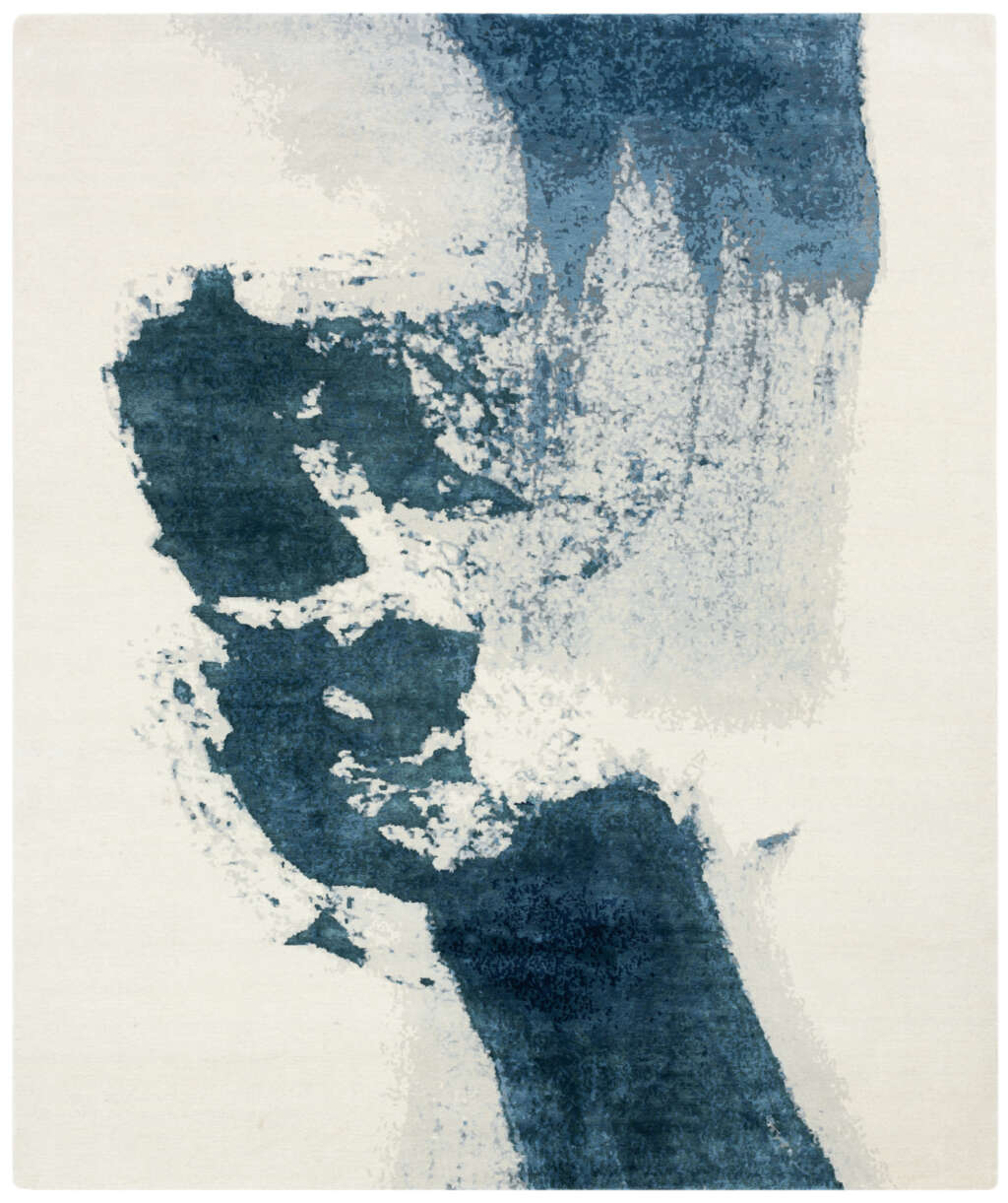 Nat Maks | Ink | Blue | Knots Rugs.
