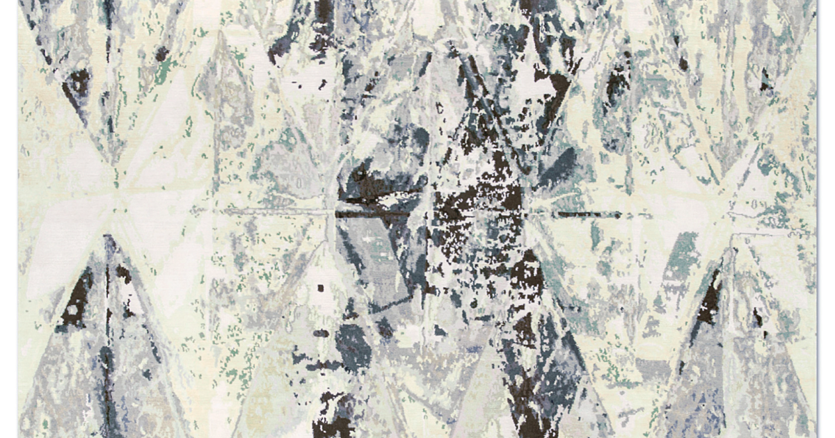 Mirror | Yellow Grey Rug | Knots Rugs.