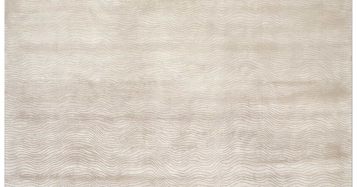 Waves | Taupe Rug | Knots Rugs.